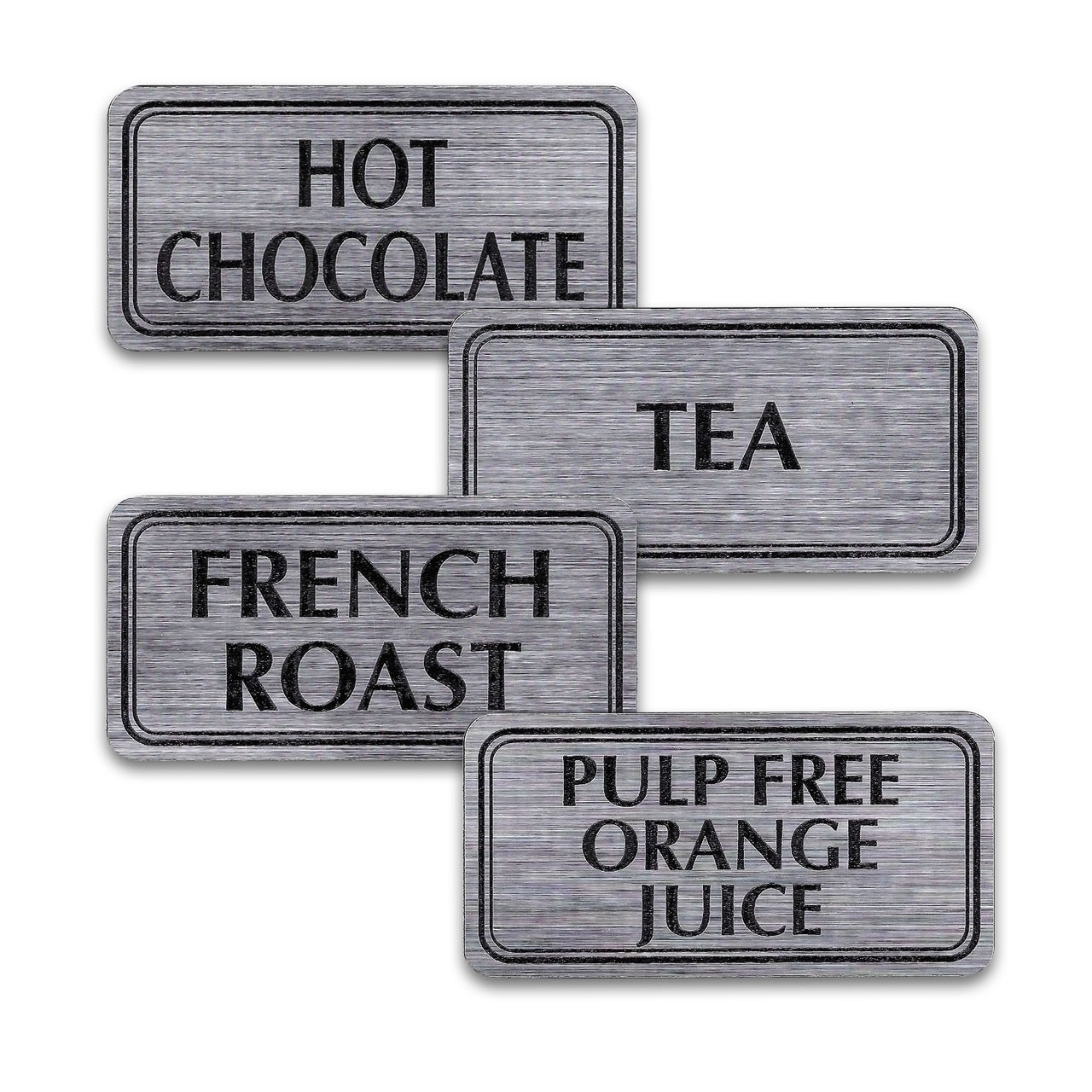 Engraved Magnetic Airpot Signs | National Hospitality