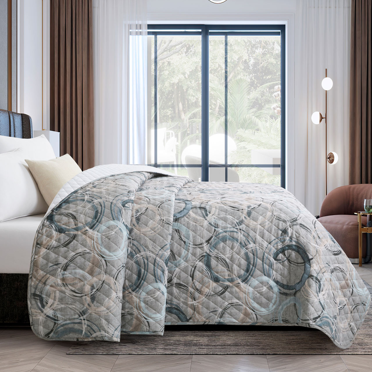 Atua Quilted Polyester Hotel Bedspreads | National Hospitality