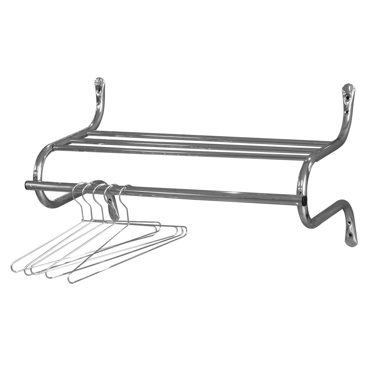 LodgMate Chrome Wall Racks | National Hospitality