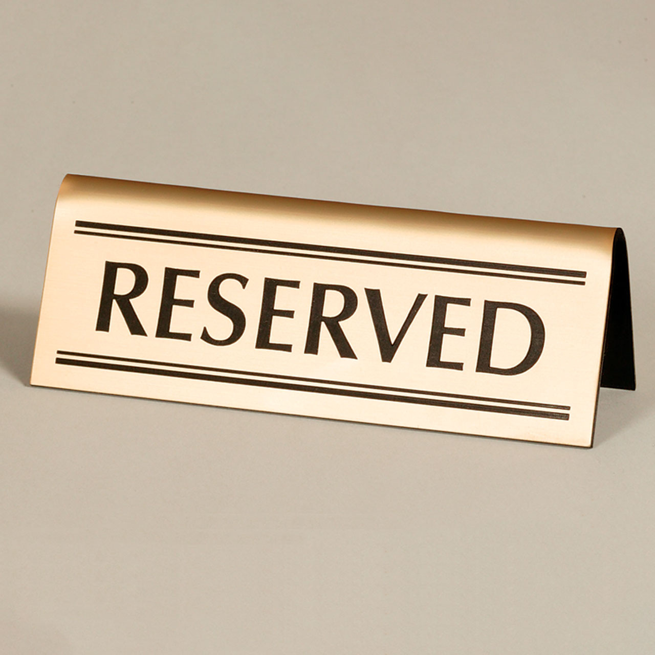 Engraved Reserved Table Tent | National Hospitality