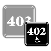 Hotel Engraved Signs - Custom Door & Room Number Designs