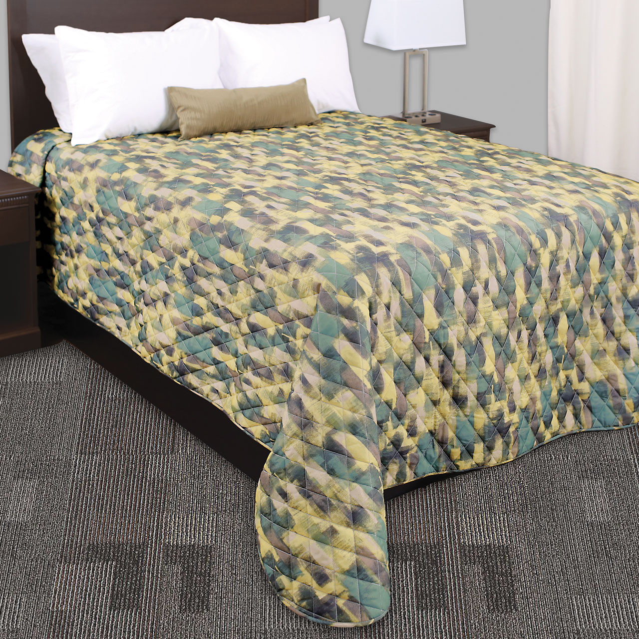 Atua Quilted Polyester Hotel Bedspreads | National Hospitality