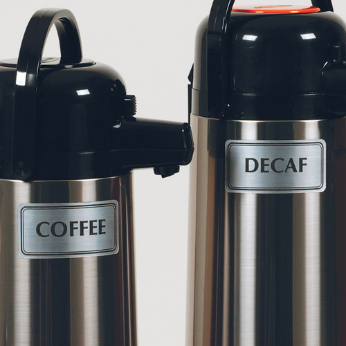 Engraved Magnetic Airpot Signs | National Hospitality