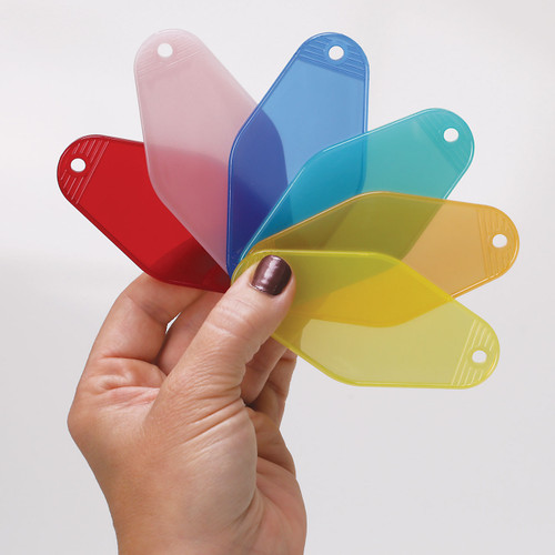 Custom Imprinted 3.5 inch Translucent Hotel & Motel Key Tags