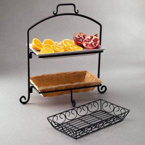 2-Level Basket Wire Buffet Servers | National Hospitality