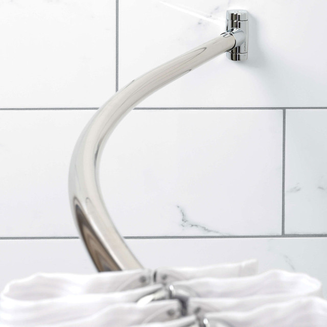 Hotel Shower Rods | Stainless Steel & Curved Options