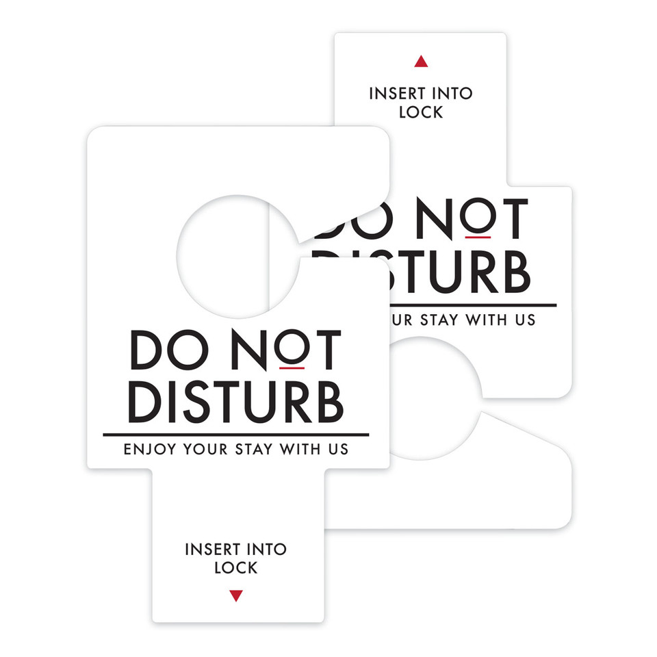 Electronic Lock Do-Not-Disturb Signs | National Hospitality