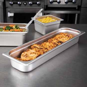 Half Size Long Steam Table Food Pans