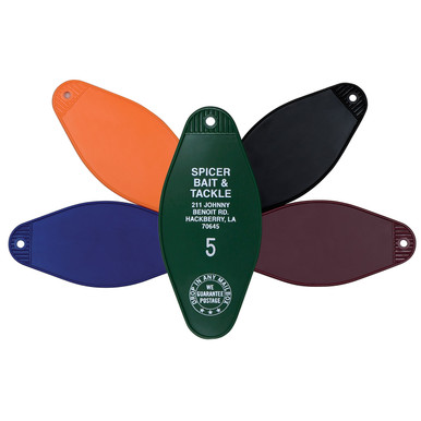 5 inch Diamond-Shaped Custom-Printed Hotel/Motel Key Tags