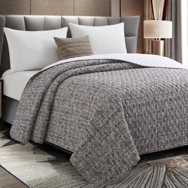 Lattice Quilted Polyester Hotel Bedspreads | National Hospitality