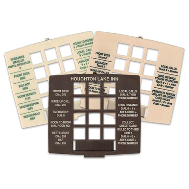 Custom Molded Square Plastic Faceplates | National Hospitality