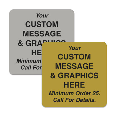 Hotel Custom Engraved Metallic Message Plates | National Hospitality