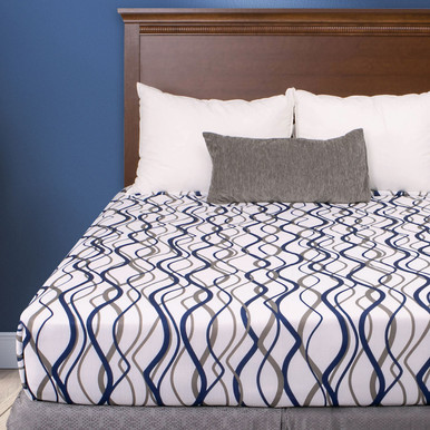 Wavy Stripe Decorative Top Sheets | National Hospitality