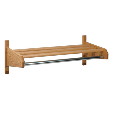 Solid Oak Wall Racks | National Hospitality