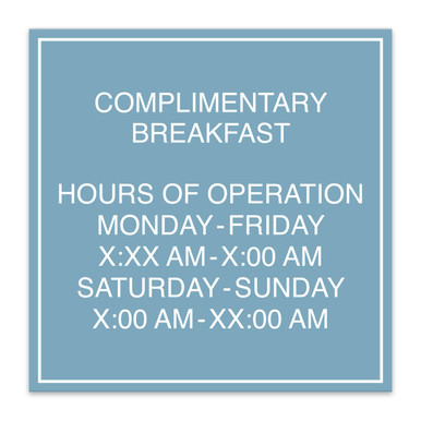 Essential Basic Engraved 12-Line General Sign with Border - 11.75"W X ...