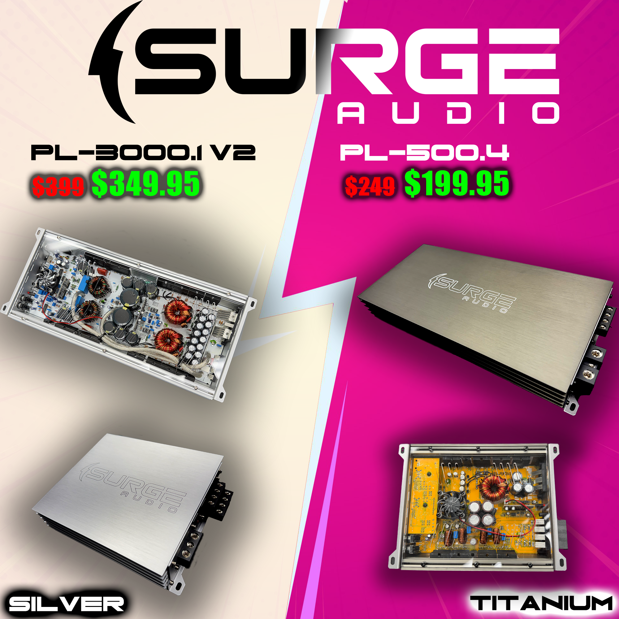 PL-3000.1 V2 & PL-500.4 Preorders Live! - Surge Audio