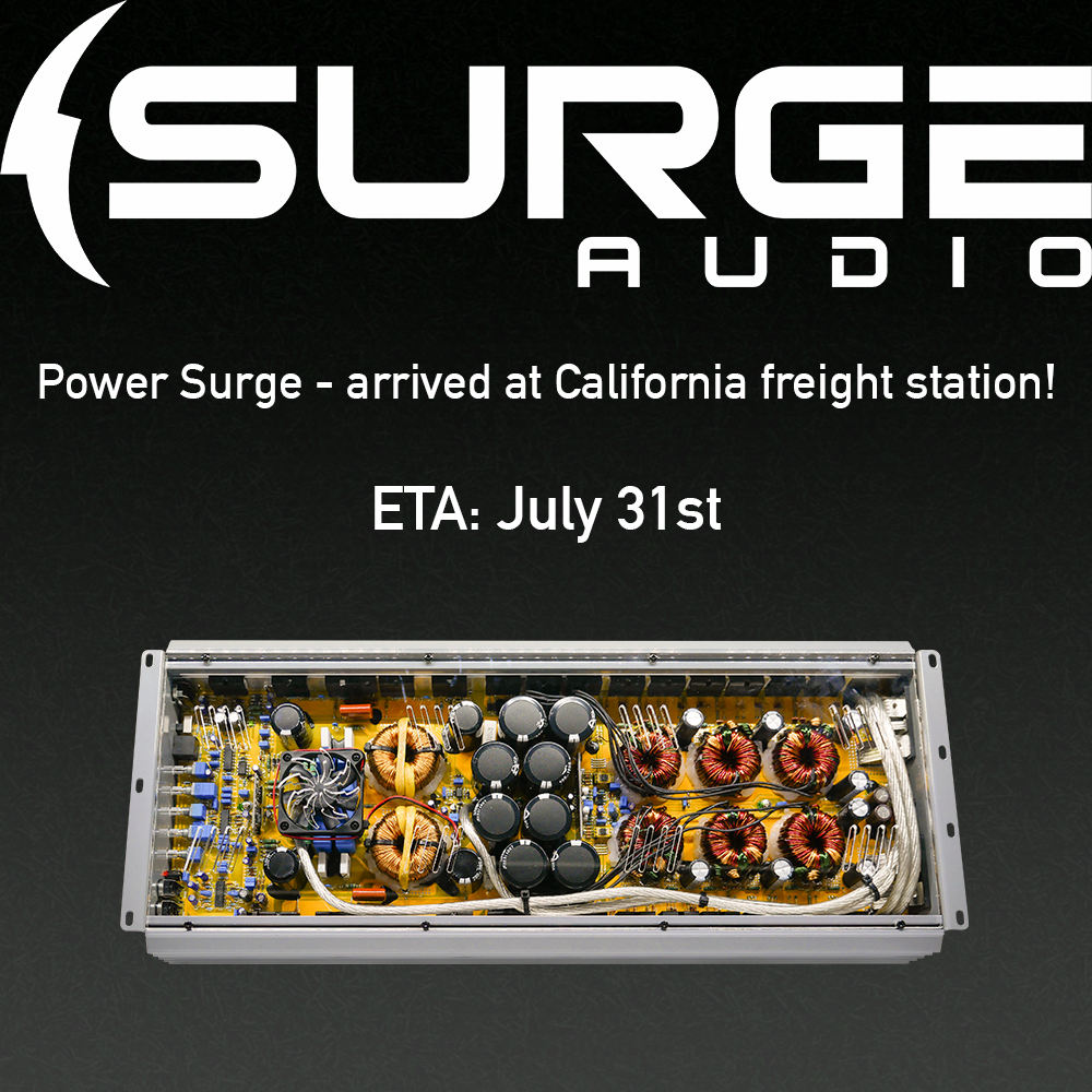 PS Series Amplifiers - Arrival Notice - Surge Audio
