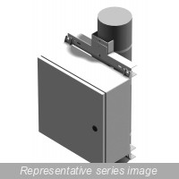 Pole Mount Vertical Steel Channel - Steel/Gray - Rackmount Solutions