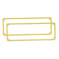 Yellow Plastic Open Bezels For 1455U Enclosures- 2/Pack - Rackmount ...