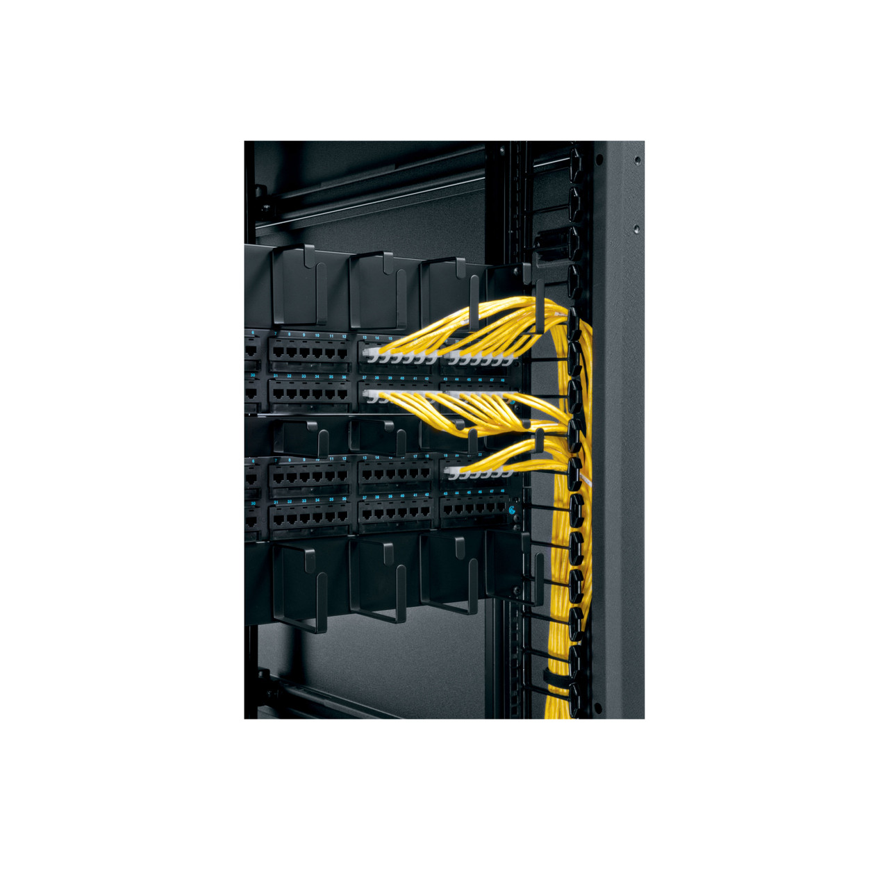 45 RU Vertical Cable Fingers - Rackmount Solutions