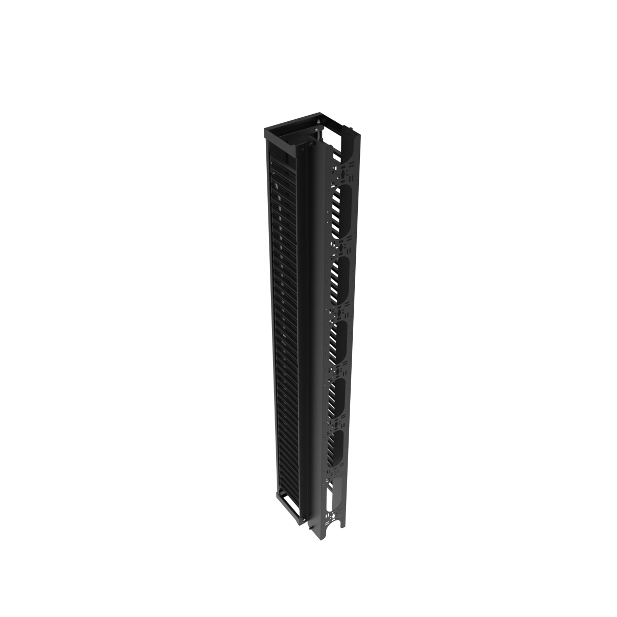 Recesses 45U x 10"W Vertical VCMX Cable Manager - Rackmount Solutions