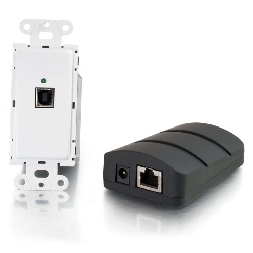 USB 2.0 Over Cat5 Superbooster Wall Plate Transmitter to Dongle ...