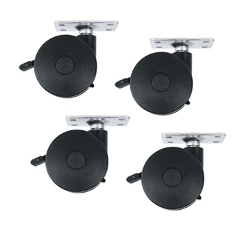 Heavy Duty RKW-HD Casters Kit for Middle Atlantic MBRK Laminate Racks