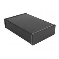 Black Extruded Aluminum Enclosure w/ Metal End Panels - Rackmount Solutions