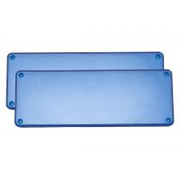 Transparent Blue Plastic Solid Bezel For 1455U Enclosures- 2/Pack ...