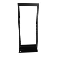 24U Double-Tapped 2-Post Rack - Rackmount Solutions