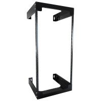 20U Open Frame Wall Rack w/ 18" Of Usable Depth - Rackmount Solutions