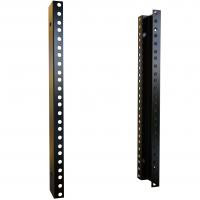 8U Round Hole Formed Rail - Rackmount Solutions