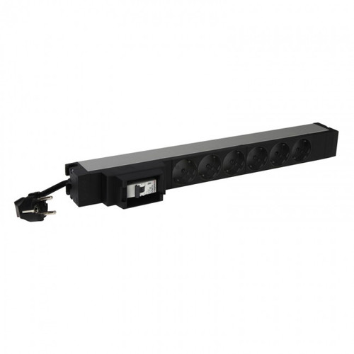 19 Inch PDU LCS - 1 U - 6 Outlets X 2P+E - German Standard - 16 A 1P ...