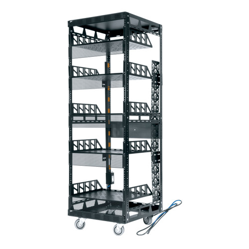 29 RU Pre-Configured Slim 5 Series 19-1/8 Inch Wide Rack Frame, 20 ...