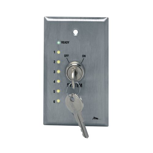 Remote Wall Plate Keyswitch with LED Status Indicators - Rackmount ...