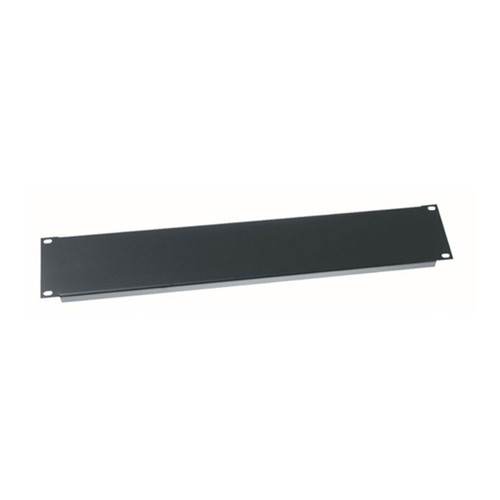 2 RU Blank Rack Panel, Wrinkled Flanged - Rackmount Solutions