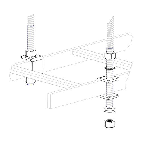 Rod Support Bracket - Rackmount Solutions