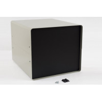 1401G Enclosure - Metal Instrument; Gray w/ Black Front Panel ...