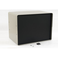 1401M Enclosure - Metal Instrument; Gray w/ Black Front Panel ...