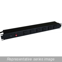 1582H6B1 19" Rack Mount, 6 Rec On Front - Rackmount Solutions