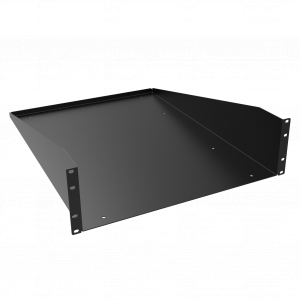 Rasu190524Bk1 3U Unvented Rack Mount Shelf - Rackmount Solutions