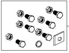 Hardware Kit for mounting final drive to chassis - Mowers: 36BB, 48ZB ...