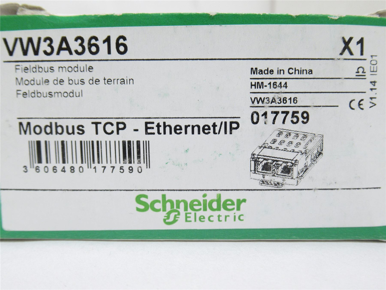 Schneider Vw3a3616 Ethernet Communication Module Austin Surplus Industrial Inc