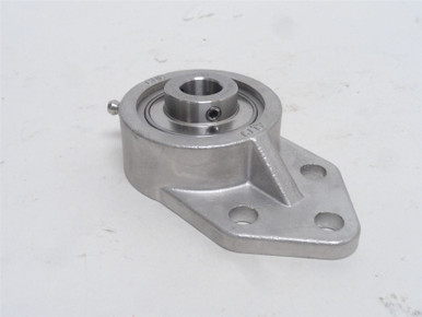 Hub City FR250STWX5/8L; Flange Bearing; SS; 3-Bolt; 5/8"ID - Austin ...