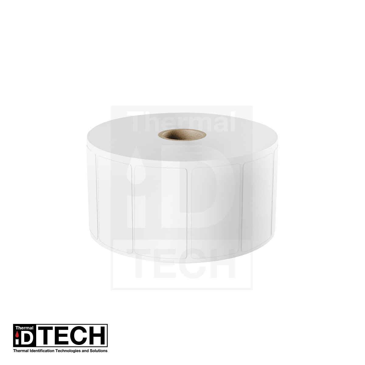 2" X 1" Blank Poly Label