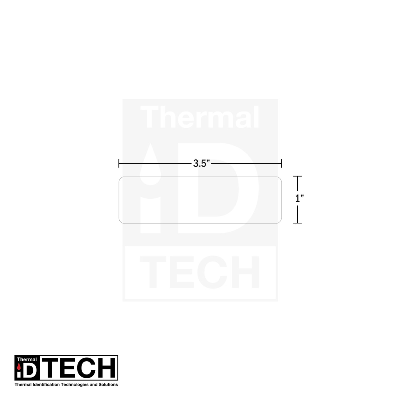 3 5 X 1 Blank Direct Thermal Label 3-5-x-1-blank-direct-thermal-label