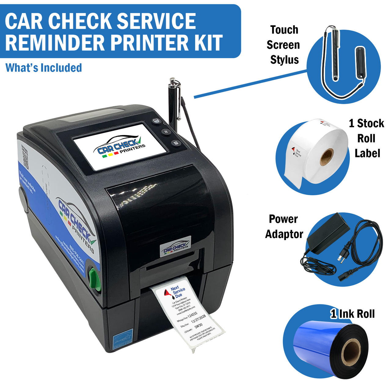 Car Check Printer 2 Kit (Multi point inspection printer)