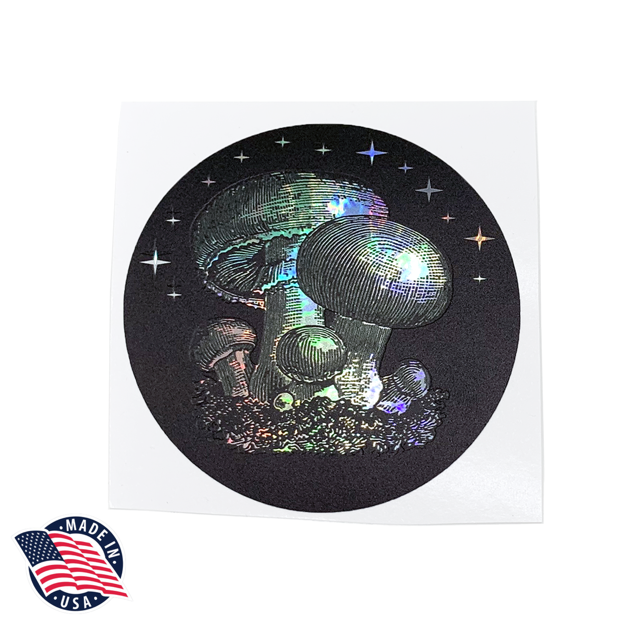 50 Custom 3" Holographic Die Cut Stickers
