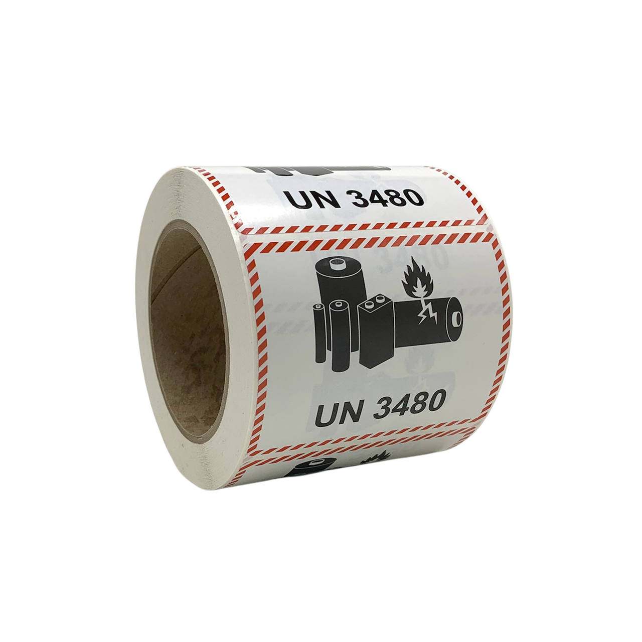 UN3480 Lithium Battery Shipping Labels, size 3” x 4” (Roll of 500)