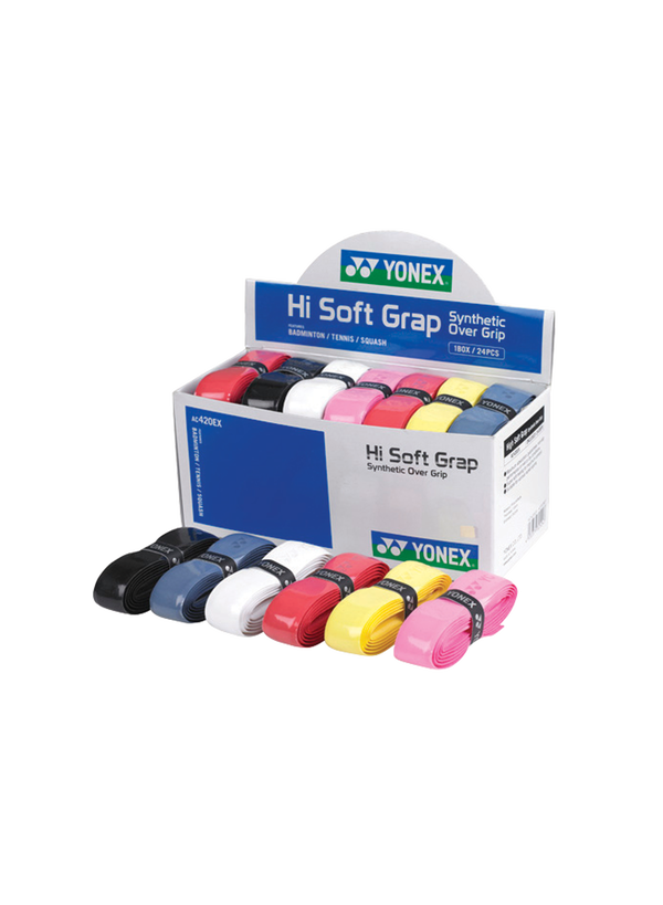 YONEX HI SOFT SUPER GRAP - AC420EX - 1 BOX/24 PCS - Badminton Supplies S.A.